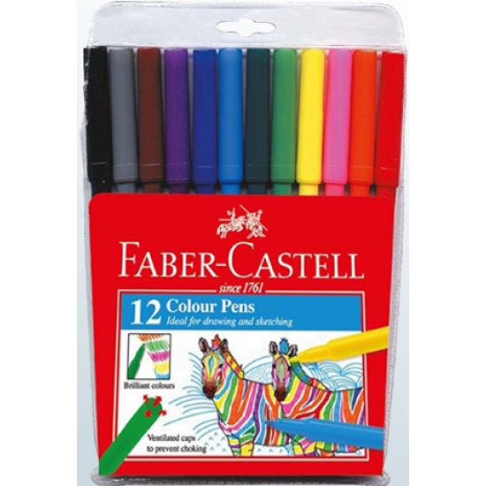 Faber-Castell Water Colour Magic Pen 12 Colours Set