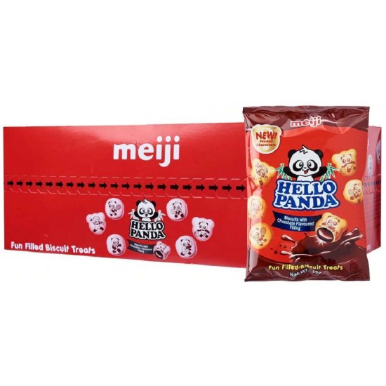 Meiji Hello Panda Biscuits - Chocolate ( 24 Packets ) 32g