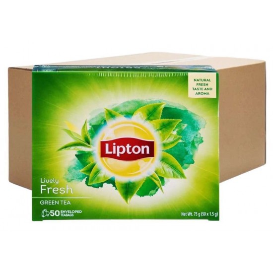Lipton Green Tea ( 12 Boxes, 50 Bags Each )