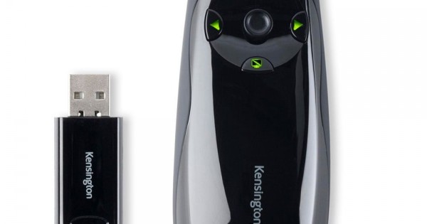 Kensington Expert Wireless Presenter w/Green Laser