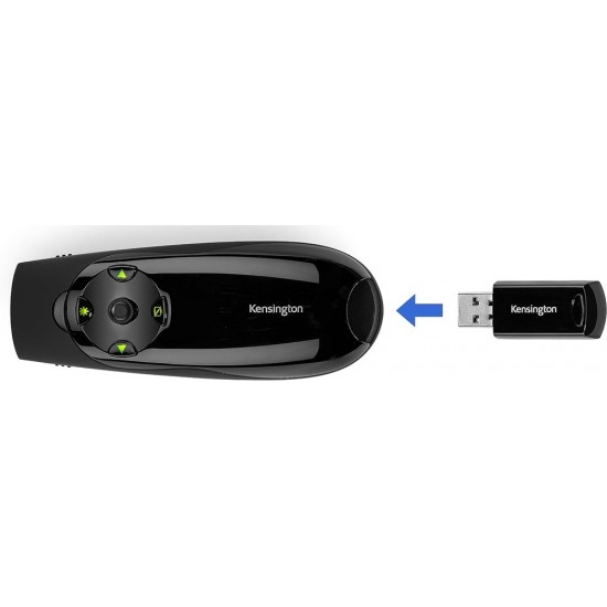 Kensington Expert Wireless Presenter w/Green Laser