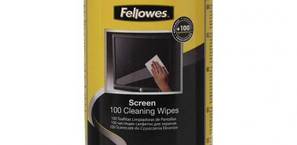 Fellowes Screen Cleaning Wipes 100'S
