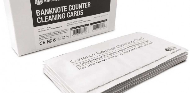 Safescan Banknote Counter Cleaning Cards (15 Sets)