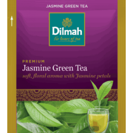 Dilmah Green Tea (100 Individual Tea Bags Foil Pouch)