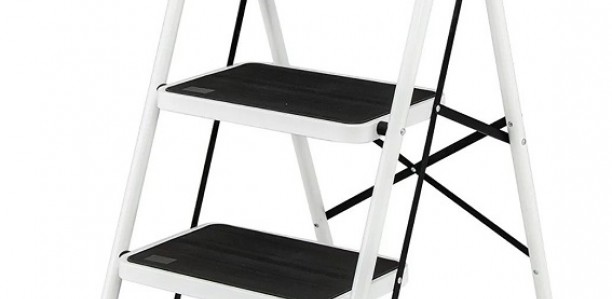 4-Step Foldable Steel Ladder w/Grip 965mm