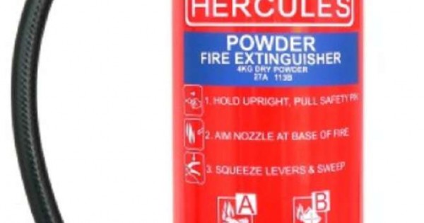 Hercules Dry Chemical Powder 6KG Fire Extinguisher