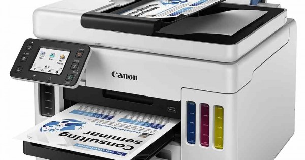 Canon 4-in-1 Colour Multi-Function Ink Tank Printer MAXIFY-GX7070