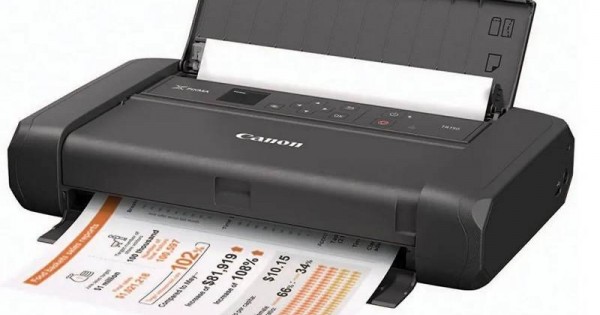 Canon Colour Wireless Mobile Printer PIXMA-TR150 w/Removable Battery