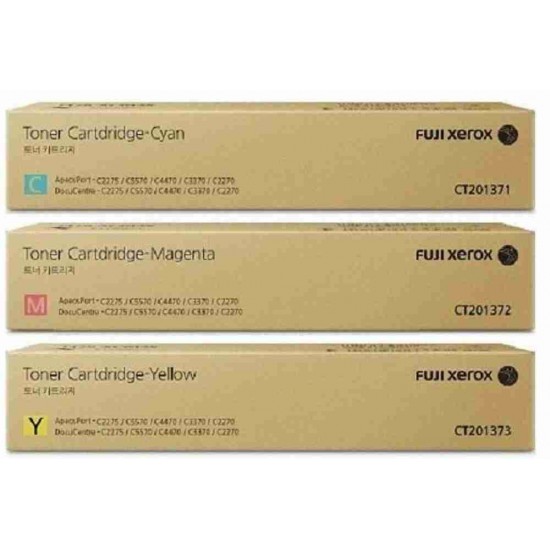 Fuji Xerox Toner Cartridge (CT201371, CT201372, CT201373) Colour
