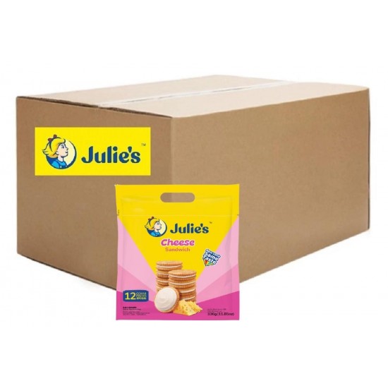 Julie's Cheese Sandwich Biscuits (12 Packets) 336g