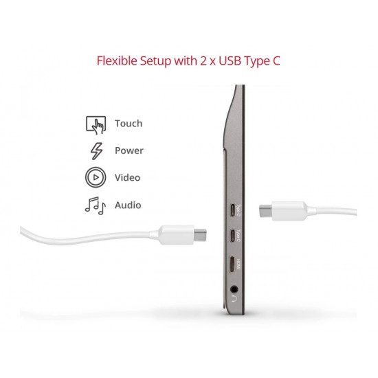 ViewSonic Portable USB-C Full HD IPS-Panel TD1655 Business Touch ...
