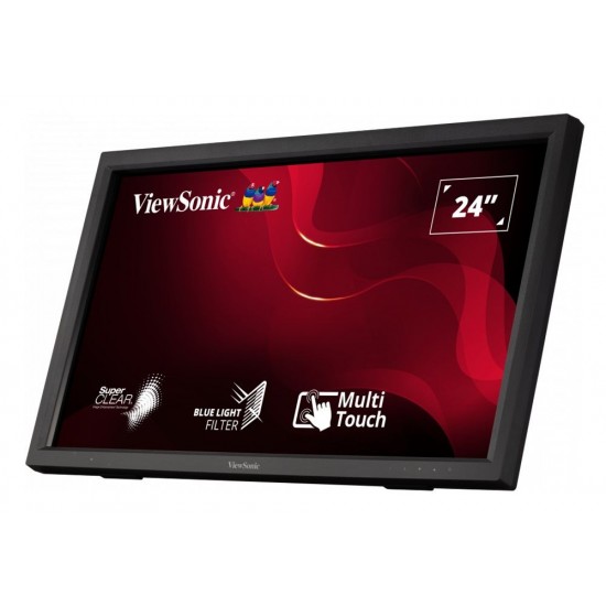 ViewSonic Ergonomic Full HD VA-Panel TD2423 Business Infrared Touch ...