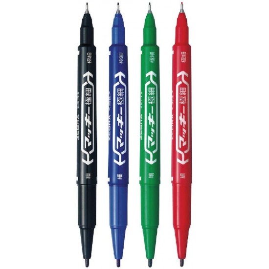 Zebra Permanent Twin Marker (Fine & Extra Fine)