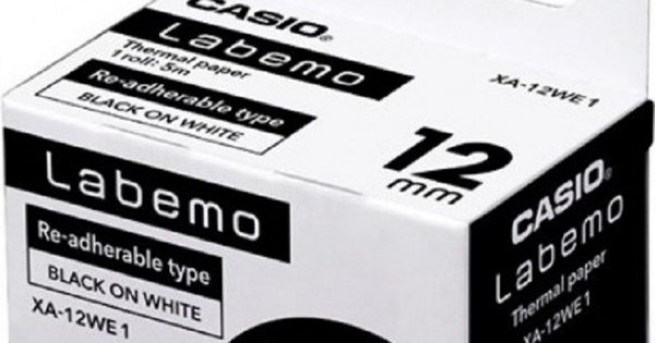 Casio Labemo Thermal Tape 12mm