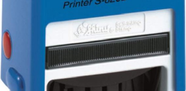 Shiny S-827D Custom-Made Self-Inking Stamp (50 x 30mm)