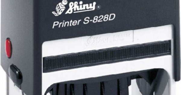 Shiny S-828D Custom-Made Self-Inking Stamp (56 x 33mm)