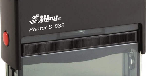 Shiny S-832 Custom-Made Self-Inking Stamp (75 x 15mm)