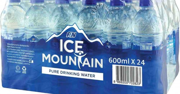 Ice Mountain Pure Drinking Water (24 Bottles) 600ml
