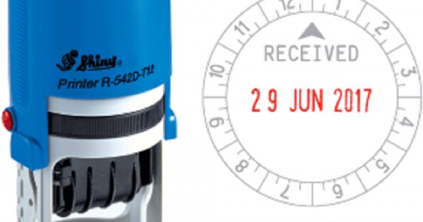 Shiny R-542D-T12 Custom-Made Self-Inking Stamp 42mm