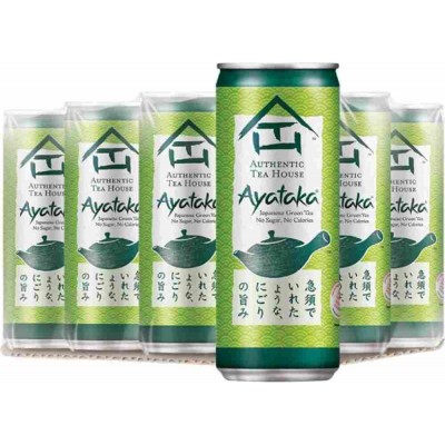 Authentic Tea House Ayataka Japanese Green Tea Can Drink 24'S 300ml