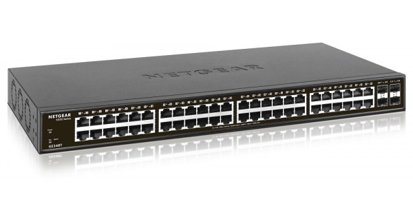 NETGEAR 48-Port Gigabit Ethernet Smart Managed Pro Switch GS748T