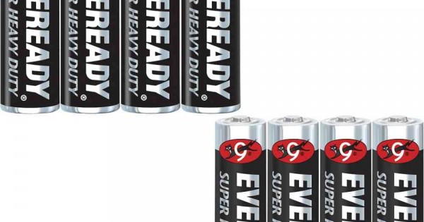 Eveready Super Heavy Duty Battery (AA, AAA) 4'S