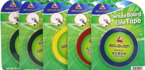 Whiteboard Line Tape (3mm x 30m)