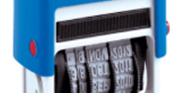 Shiny S-400 Self-Inking Date Stamp 4mm