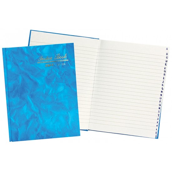 Hardcover Index Book A-Z 200 Pages (210 x 165mm)